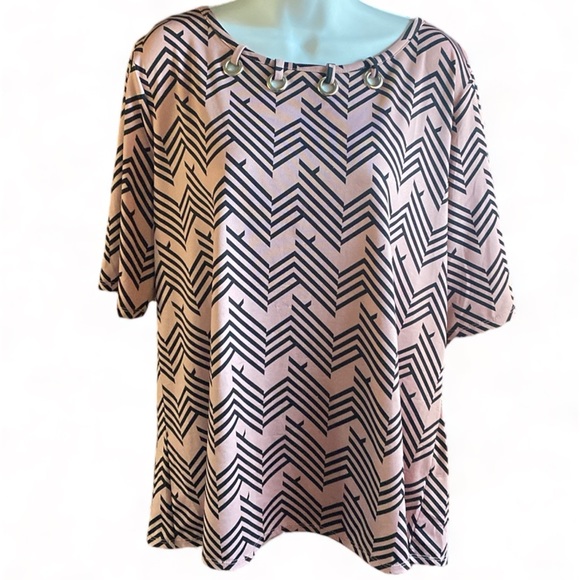 Notations | Tops | Notations Women Embellished Collar Top | Poshmark